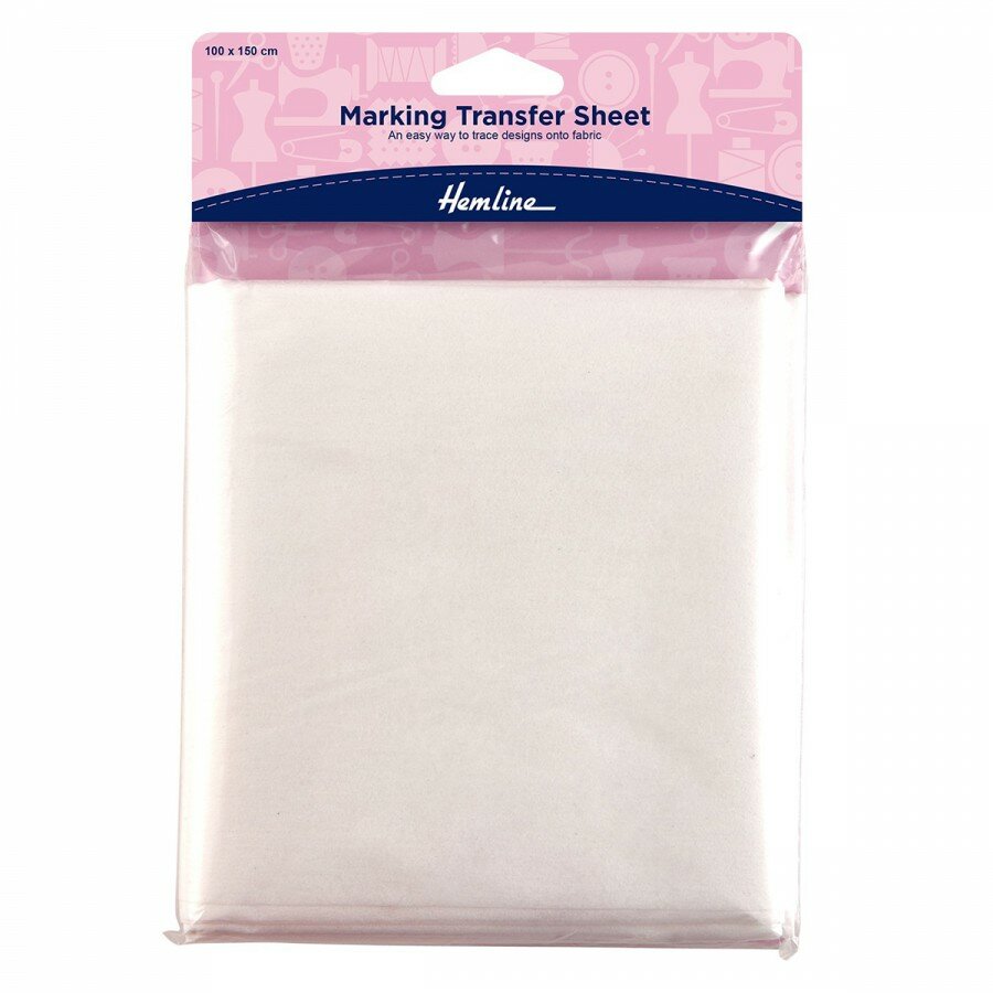 Материал для копирования деталей кроя на ткань, многоразовый 100 х 150 см белый HEMLINE 752