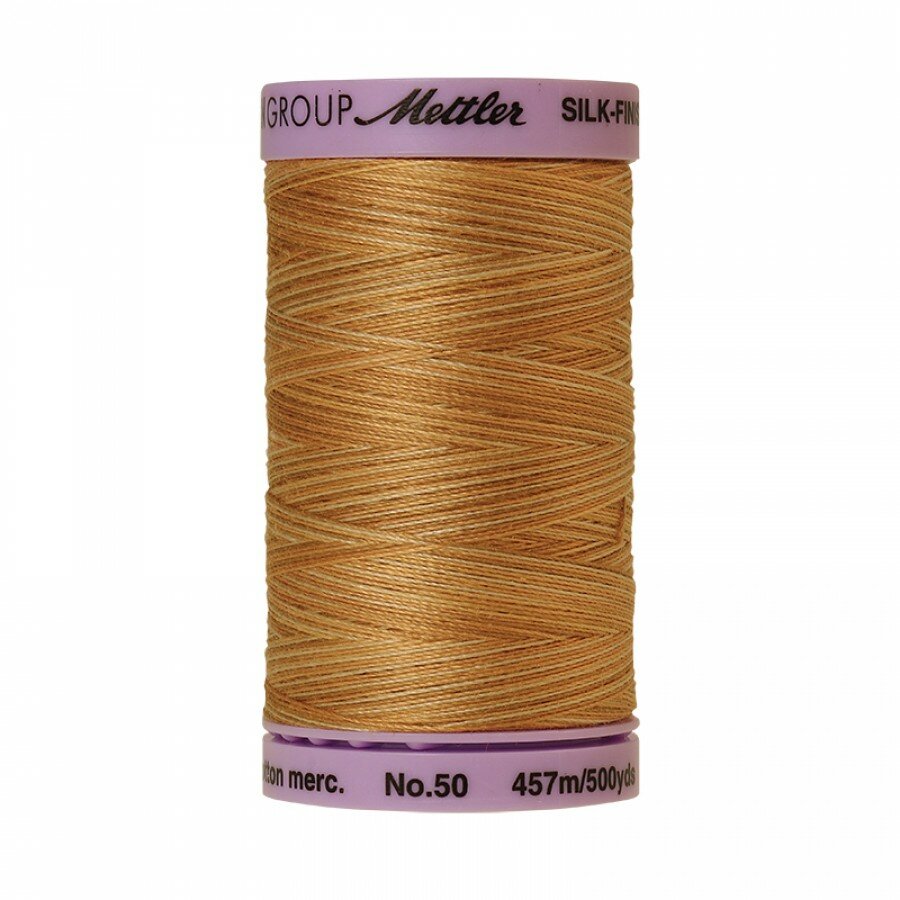Нить для машинного квилтинга SILK-FINISH MULTI COTTON 50, 457 м 9855 Bleached Straw