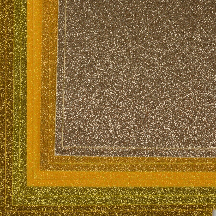 Набор глиттерного фоамирана Magic 4 Hobby 2 мм ассорти N4 20х30 см уп.10шт