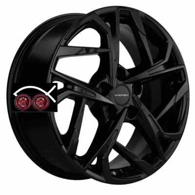 Колесный диск Khomen Wheels KHW1716 (Forester) 7x17 5x114.3 ET48 D56.1 черный