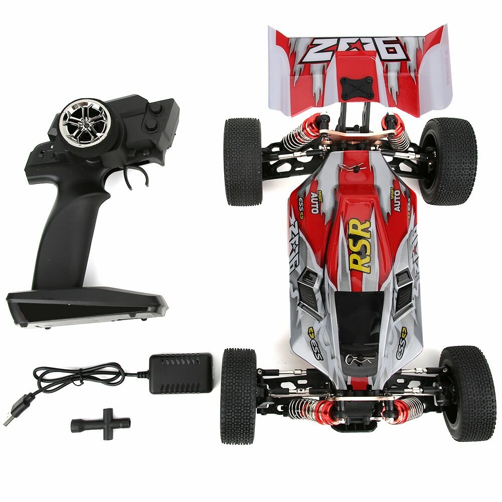 Для WLtoys 144001 1:14, 60 км/ч, 2,4G, игрушечный автомобиль с дистанционным управлением для детей 14 лет и старше, красный