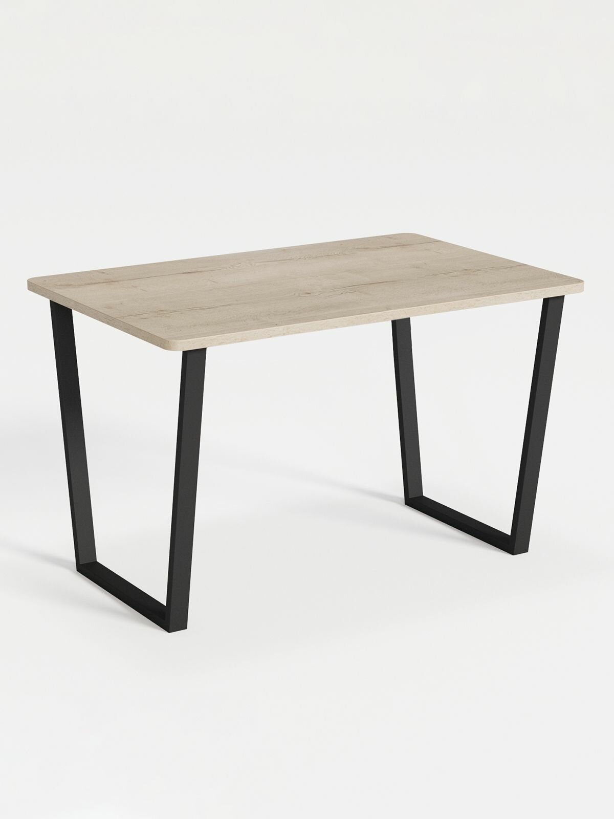 Стол обеденный норманд 06 EGGER: Дуб Галифакс Белый