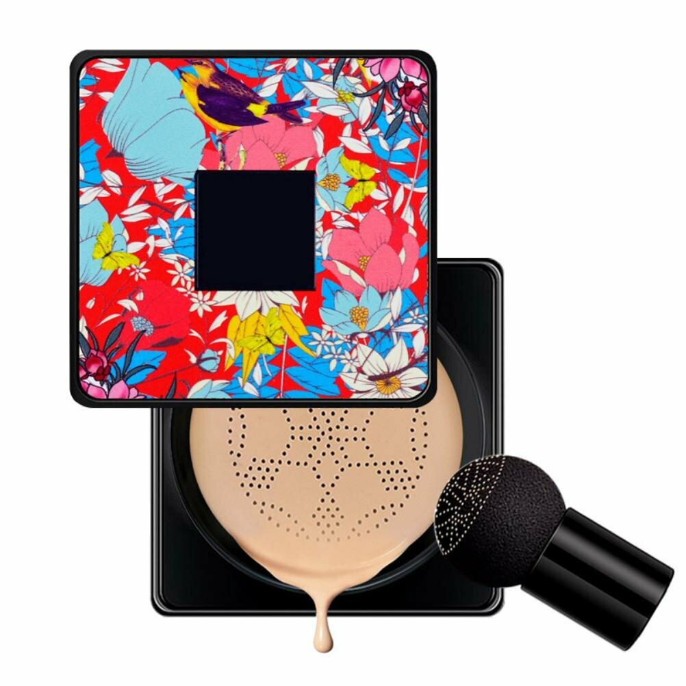 Kakashi Internet Celebrity Mushroom Head Cushion BB Cream Concealer Foundation Makeup CC Cream Cushion для гладкого ровного тона кожи, длительного покрытия, увлажнения и омолаживания