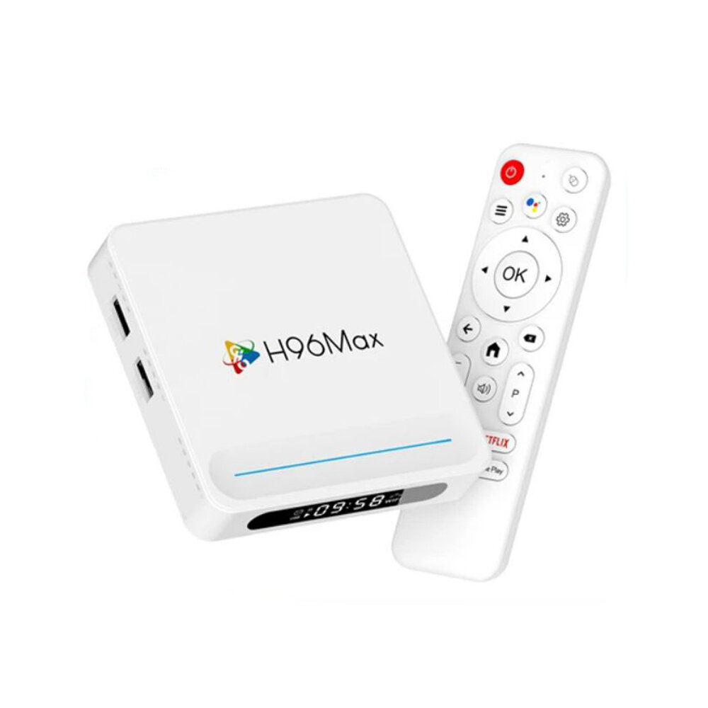 Max H618 Plus Android 14.0 Allwinner H618 4 ГБ 128 ГБ HDR 8K Wifi6 BT5.4 голосовой помощник медиаплеер 8K Smart TV Box H313 новый