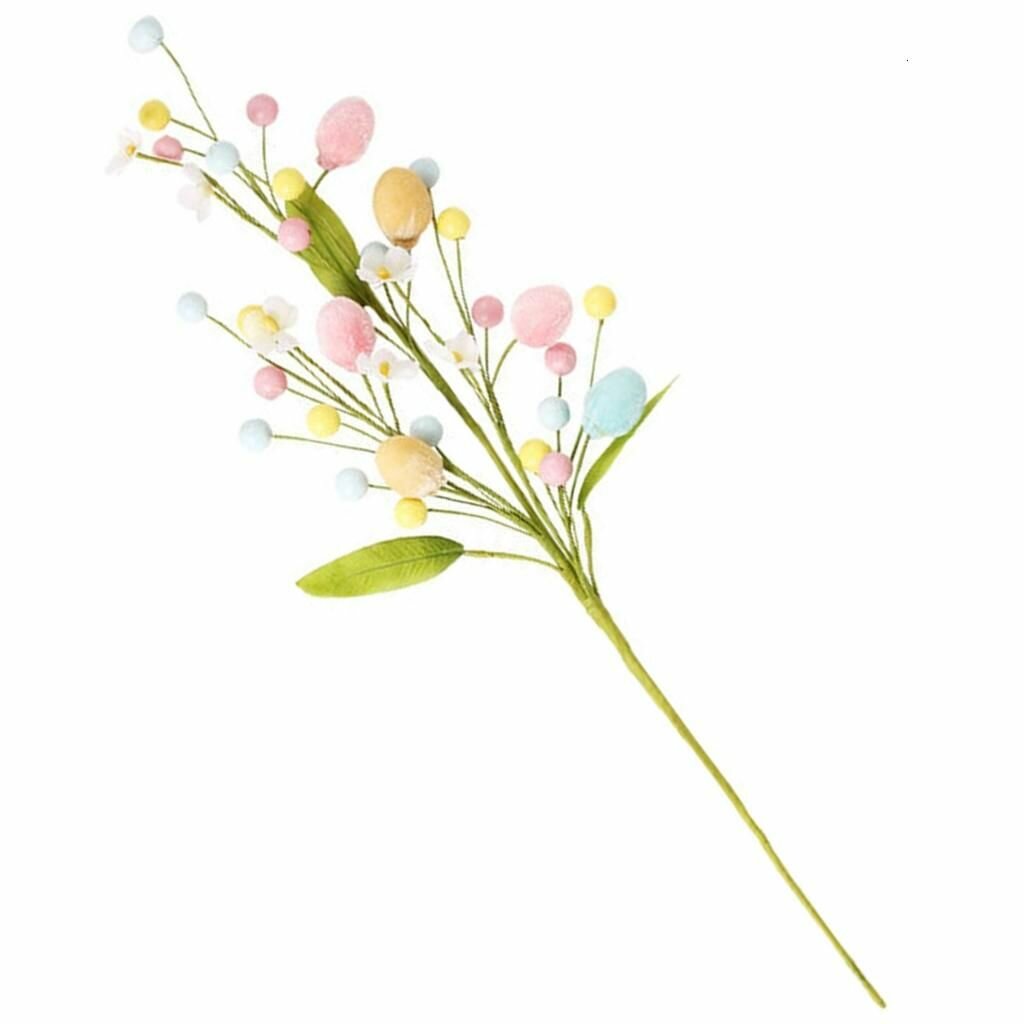 Креативные вырезки из веток пасхальных яиц