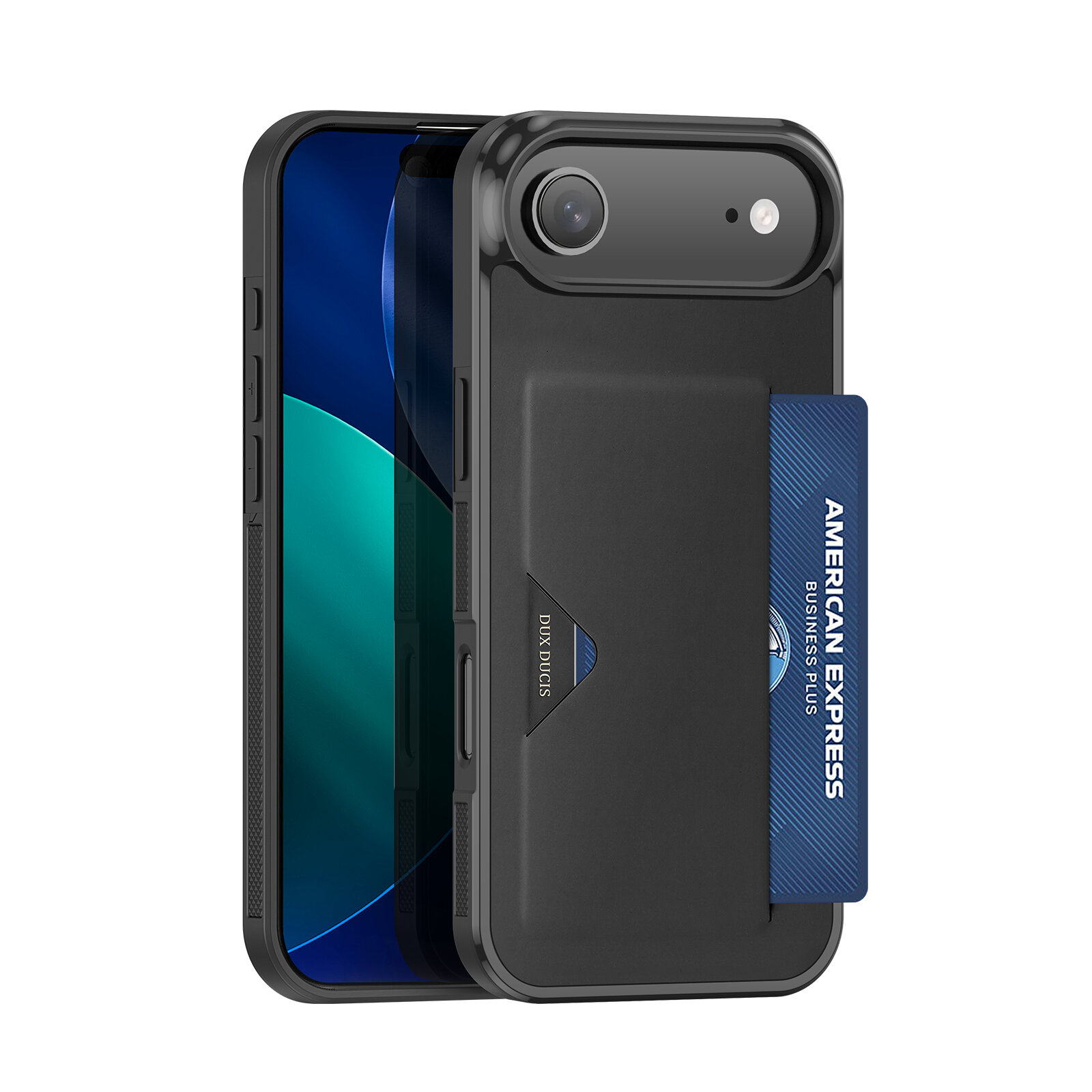 Чехол с MagSafe и отделение для карт (картхолдер) для iPhone 17 Air, от Dux Ducis, серия Pocard Series Case