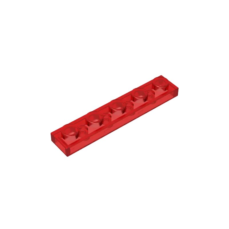 Gobricks GDS-90026 Кирпичи 78329 Пластина 1x5 деталей, совместимые с строительными блоками Базовая модель MOC, креативный образовательный подарок «сделай сам» — фото 1