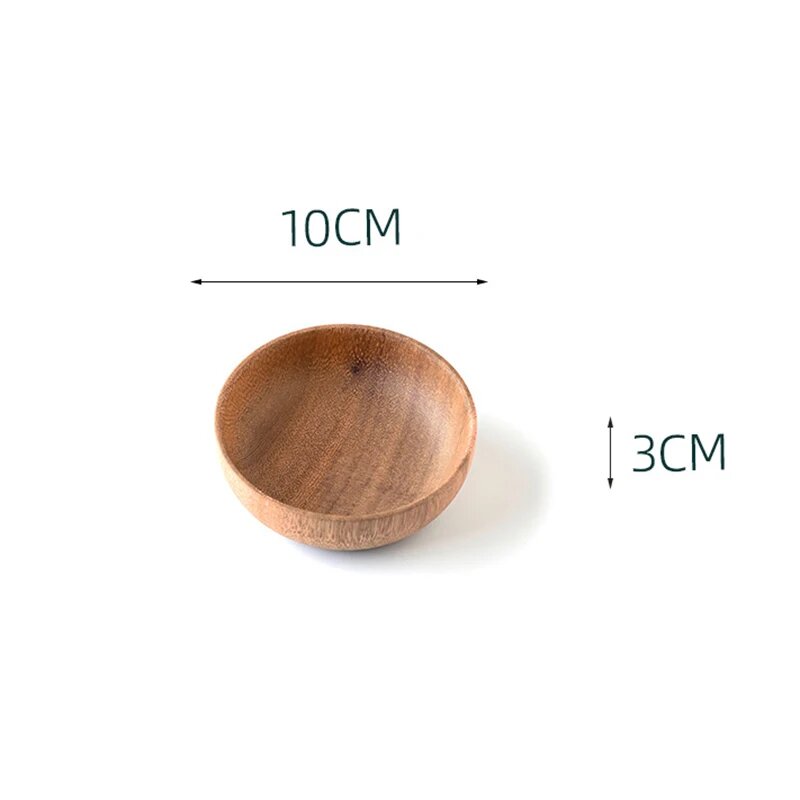 Деревянная миска 10x3 см