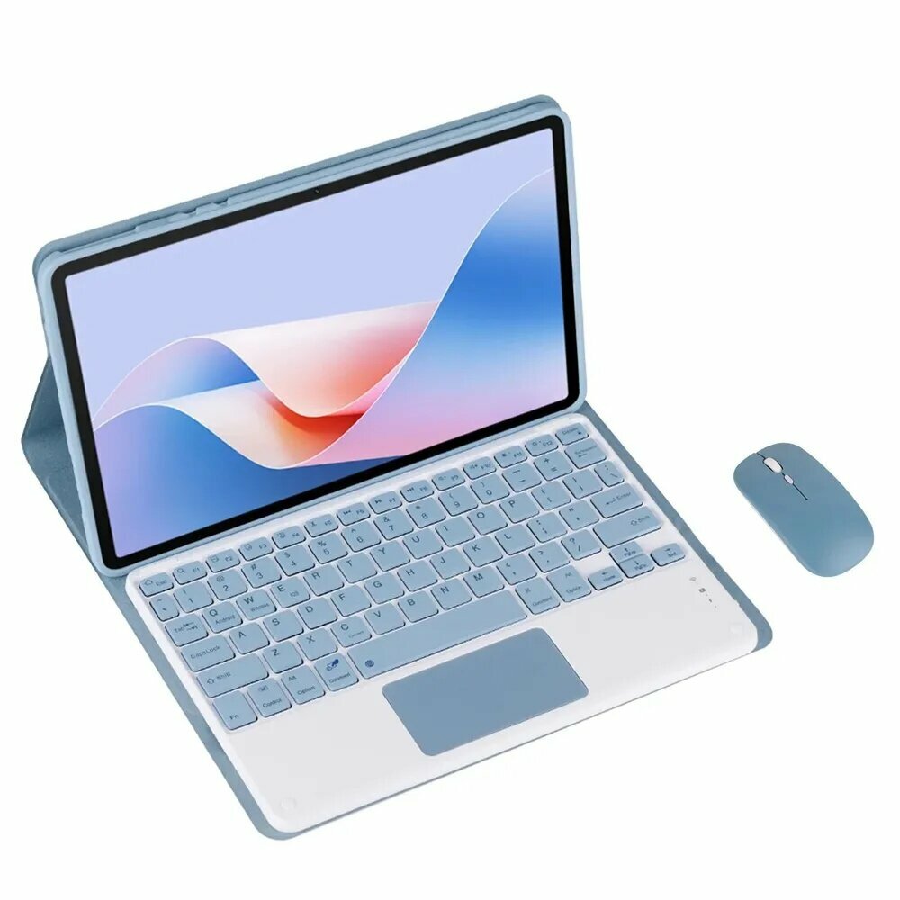 HUAIBX Чехол-клавиатура с тачпадом для Huawei Matepad 11.5 2025/24/23 TXZ-W09/BTK/BTKR-W00, W09, AL09/Air 11.5 2023 DBY2-W00, W09, английская и русская раскладка
