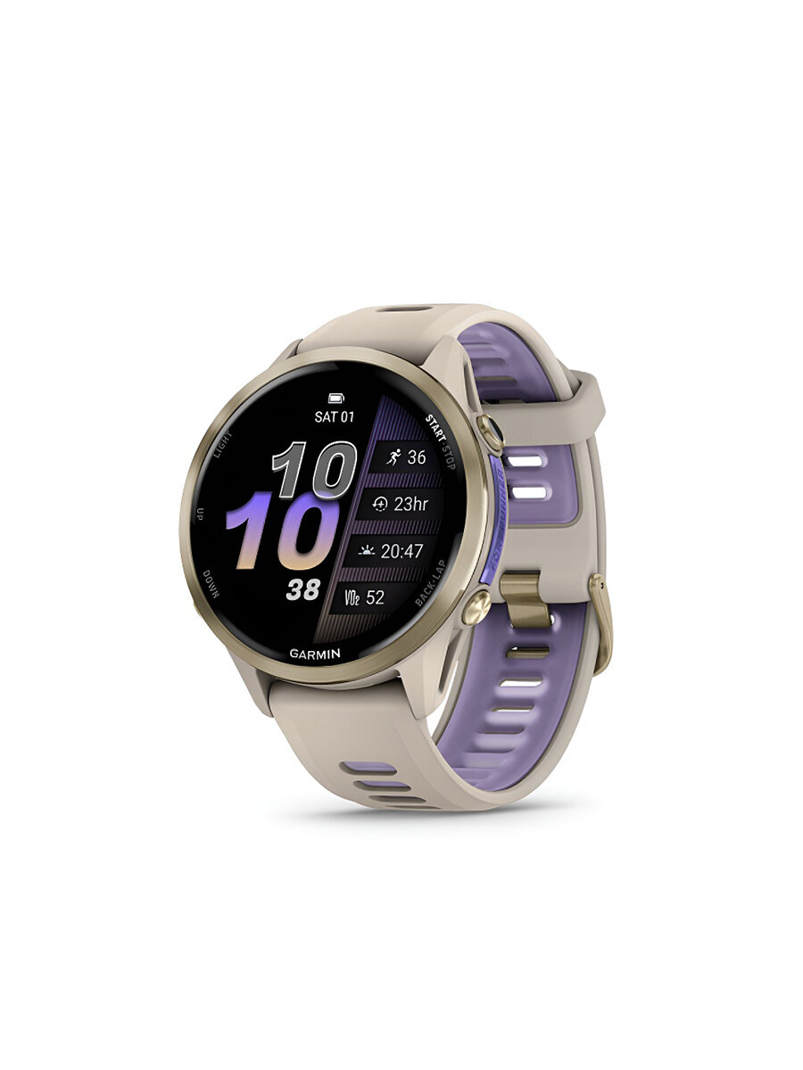 Умные смарт-часы Garmin Forerunner 970 Soft Gold Violet 010-02969-12