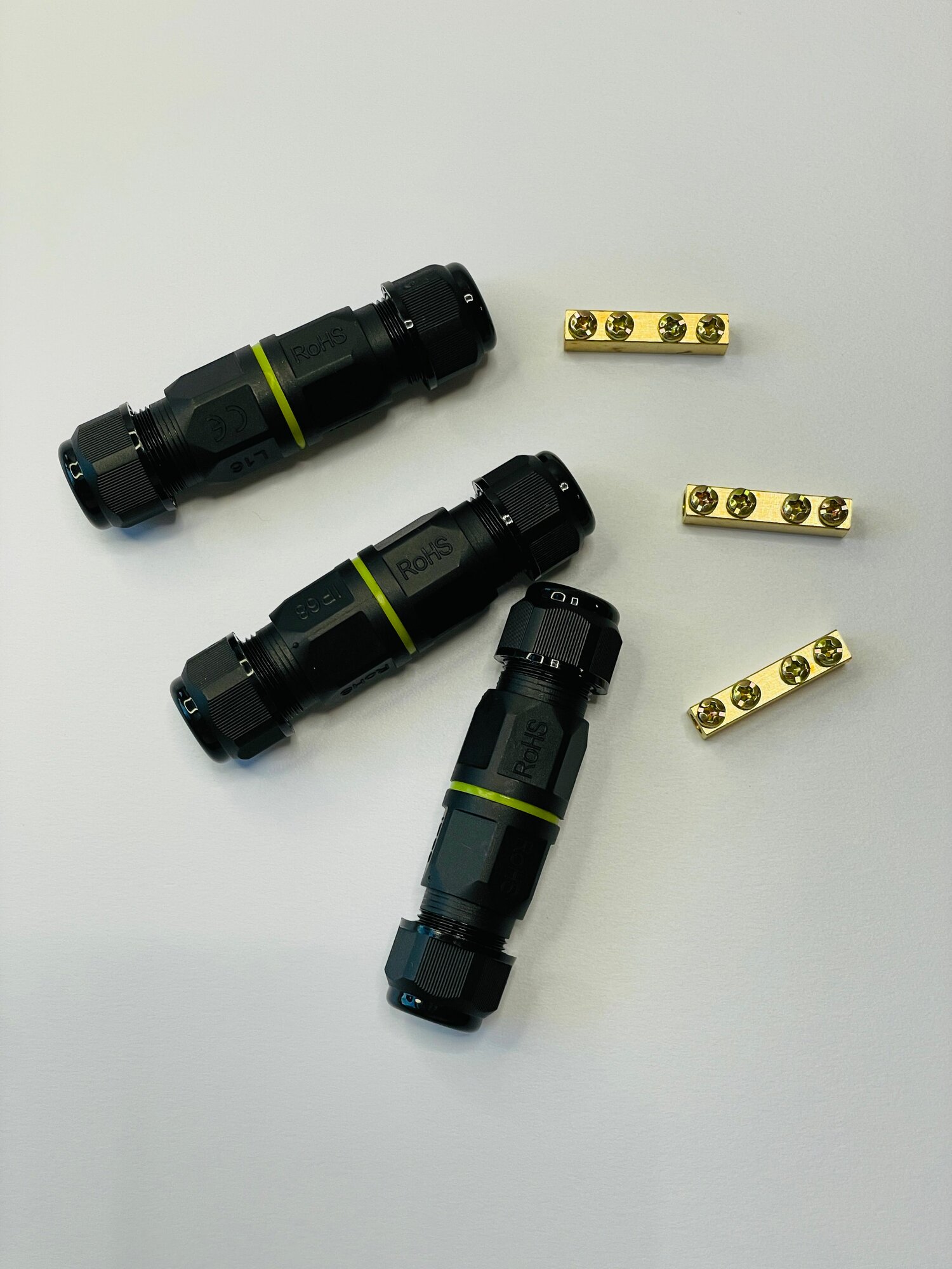 3 шт. Соединитель проводов электрических, герметичный коннектор ip 68, муфта соединительная для ремонта проводов, разъем 1 контакт