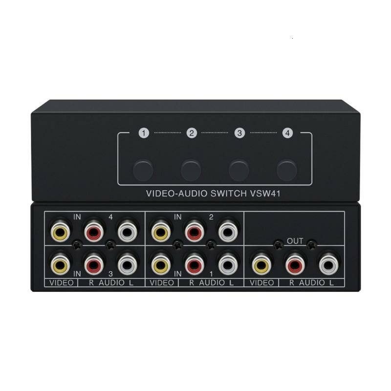 4-канальный AV-коммутатор