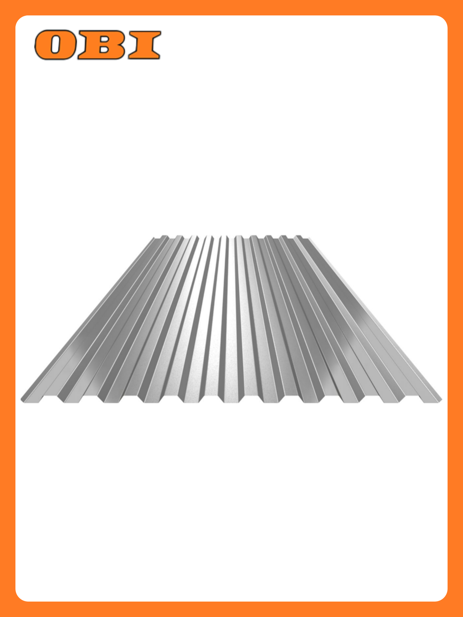 Профнастил Таврос C-21, стеновой, оцинкованный, 2000 x 1050 x 0,45мм, серый