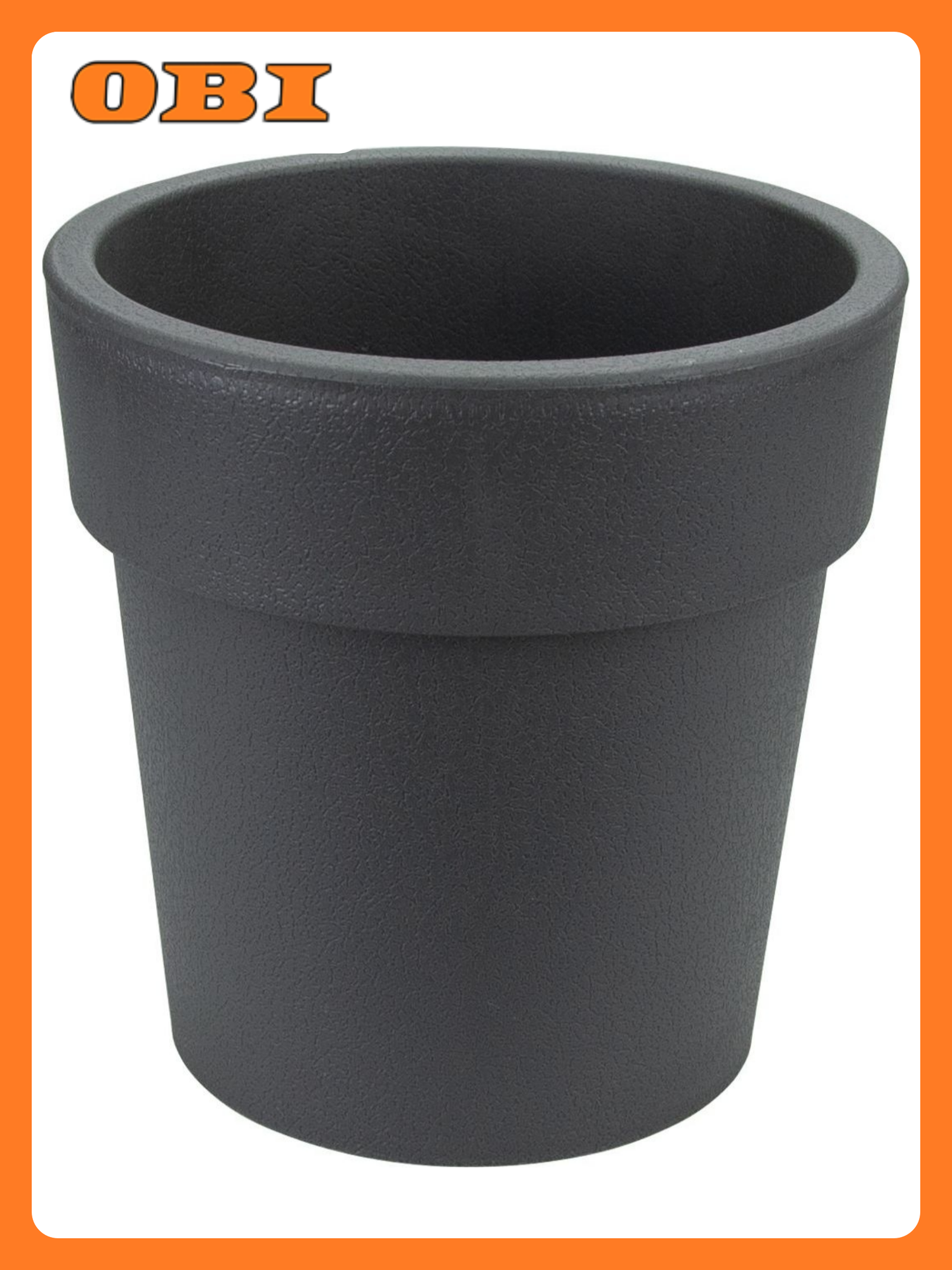 Кашпо М-Пластики IDEA Тубус графитовое, пластик, набор, 5 л