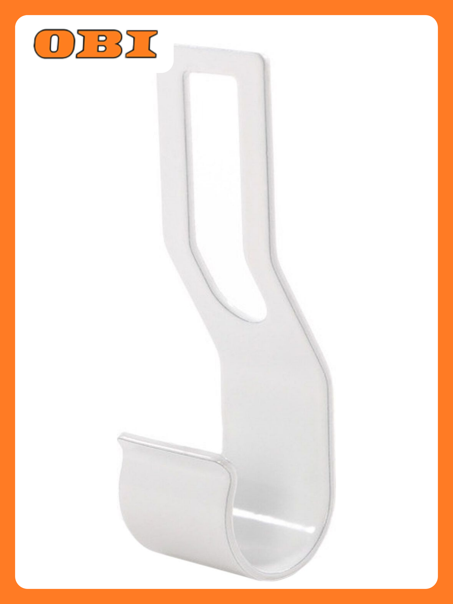 Кронштейн для штанги Larvij белый 30x100x30 мм