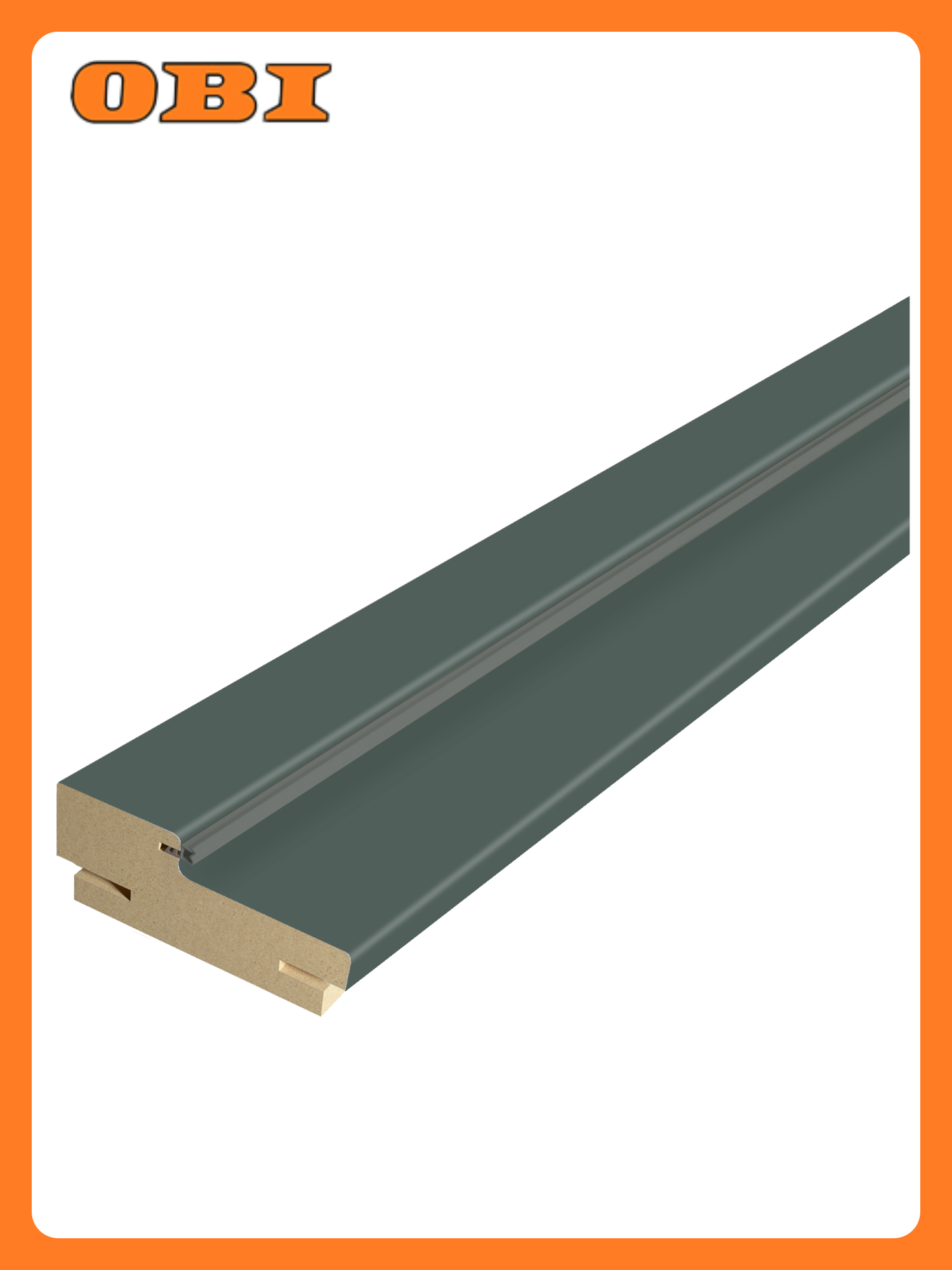 Коробка VELLDORIS Emalux, телескопическая, МДФ, яшма, 2100х74х30 мм