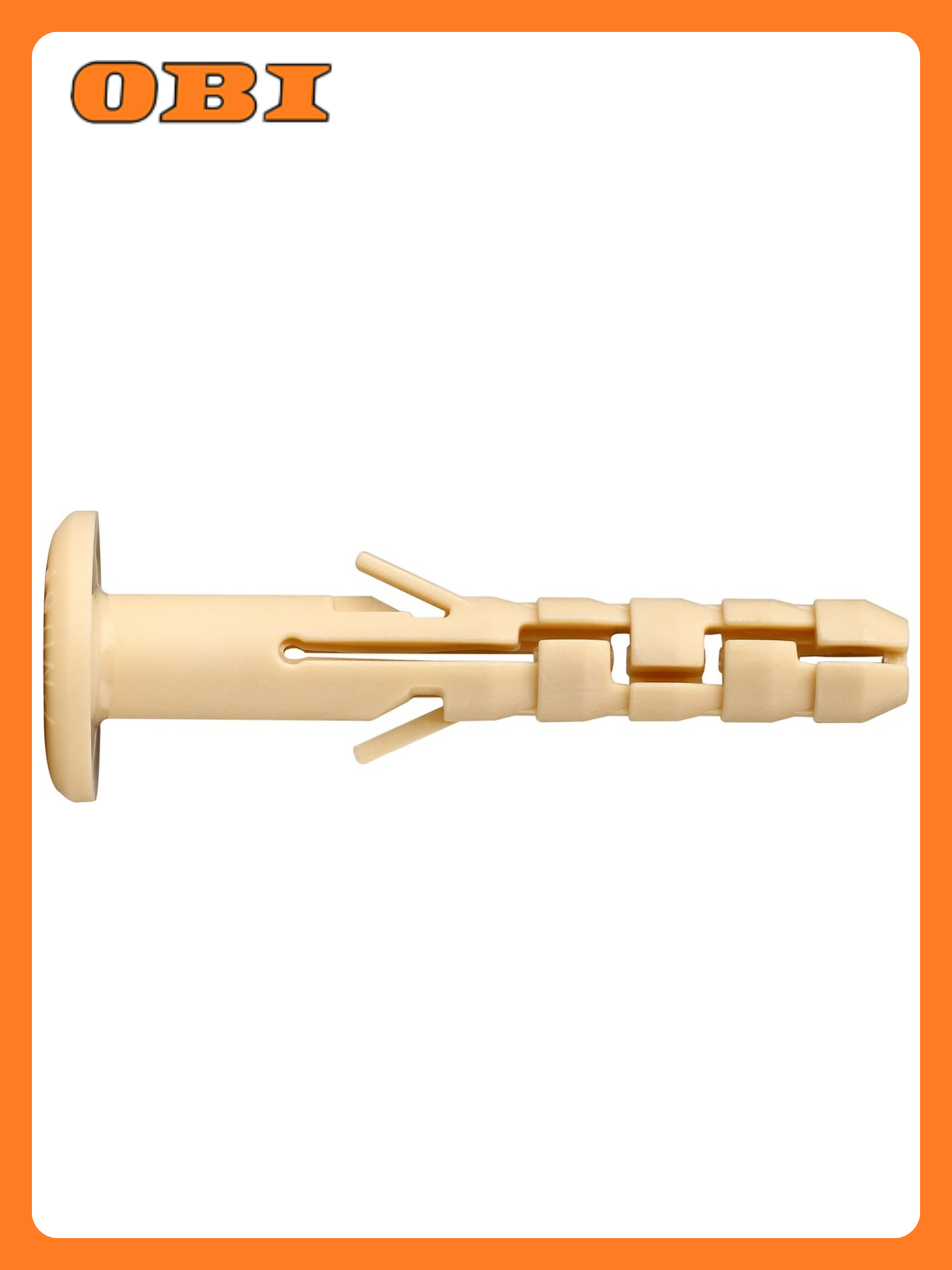 Дюбель распорный с широким фланцем европартнер PND-6F 6x40 мм 100 шт