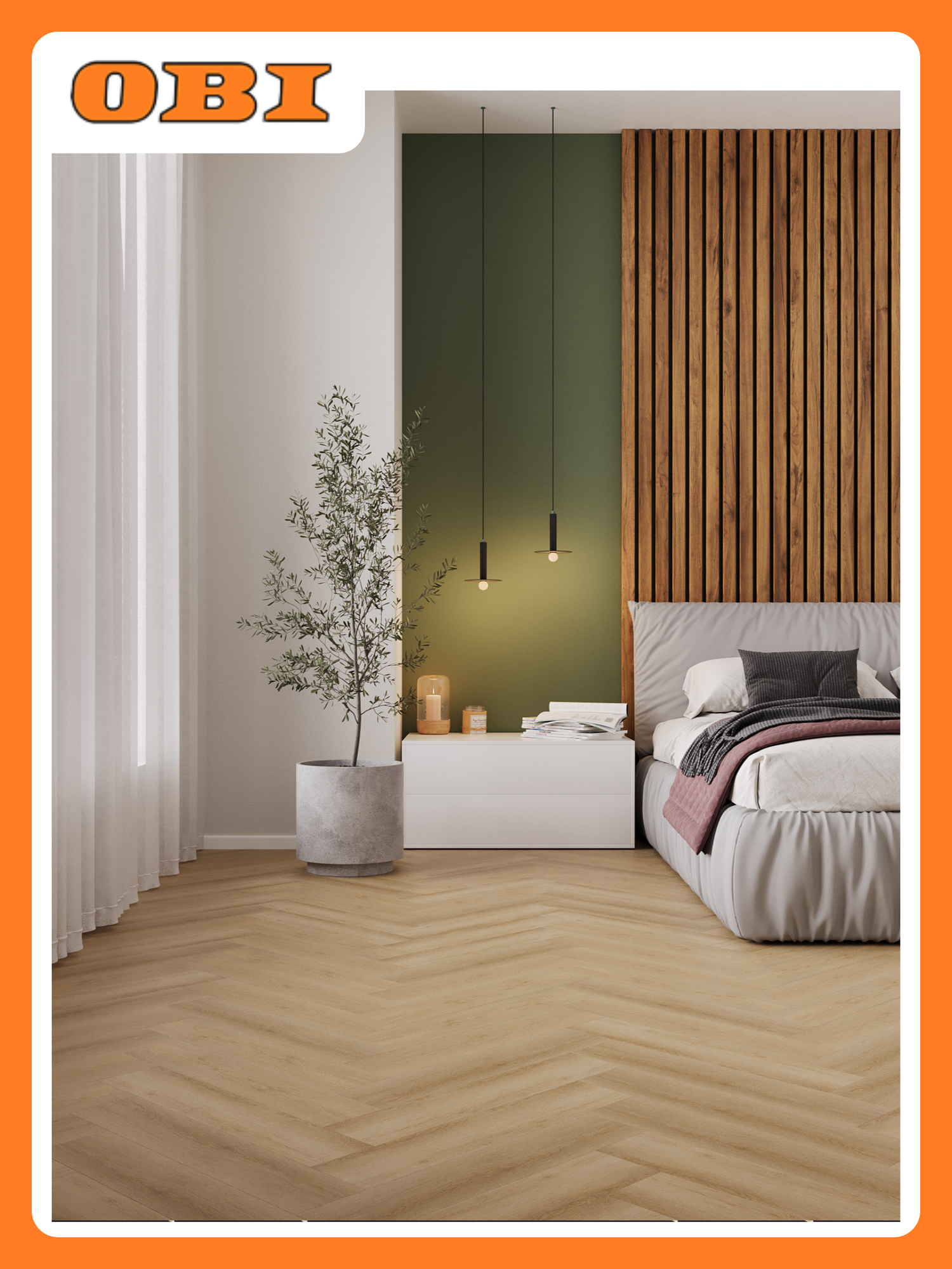 Кварцвиниловая плитка SPC NATISSTON UNIQUE KRONBLAD 34 класс 4 мм 1,95 м²