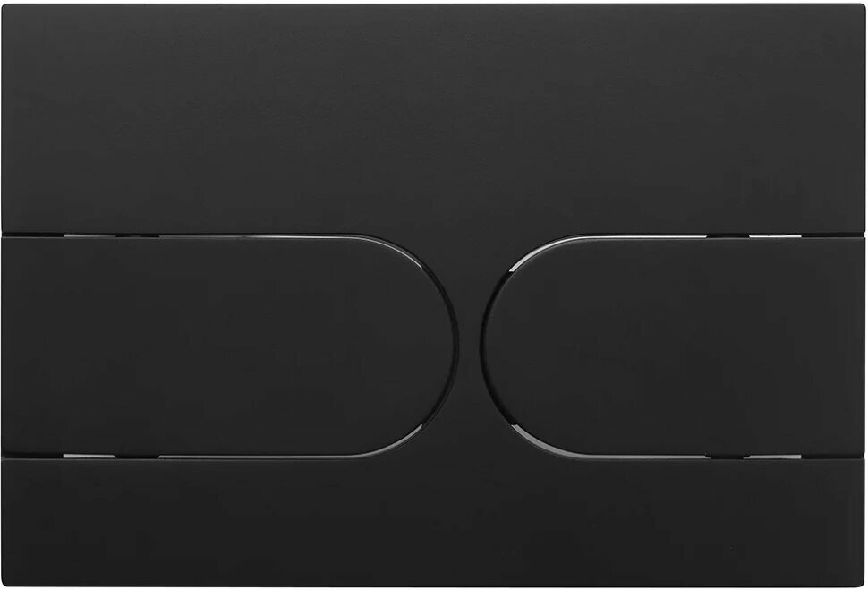 Кнопка смыва Veconi Flush V6 FLV6-B для инсталляции, черный матовый