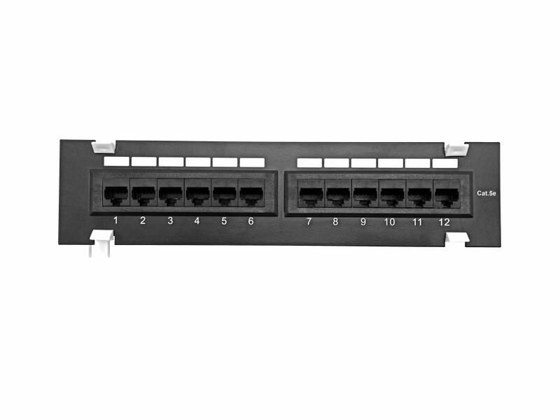 Патч-панель TOKOV ELECTRIC настенная, 12 портов, RJ45, UTP, категория 5E