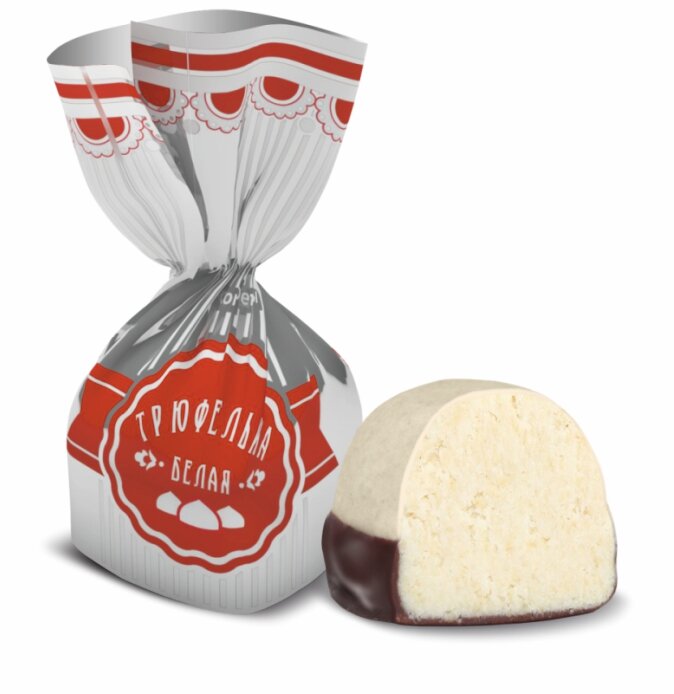 Конфеты "Трюфелька белая" 1 кг