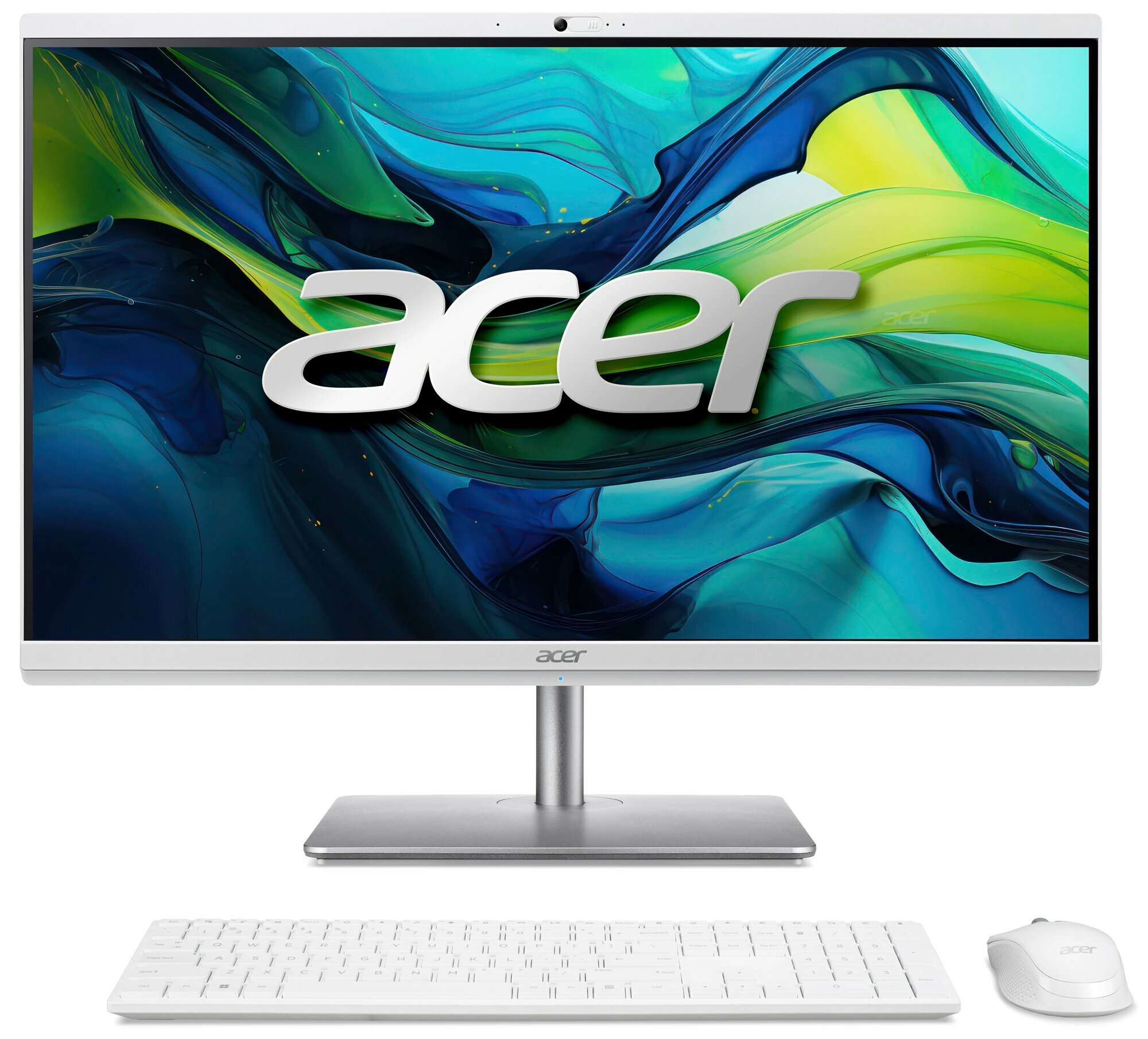 Моноблок Acer 27″ — Intel N100, 16 ГБ RAM, SSD 512 ГБ, White | Тихий, стильный, готов к работе