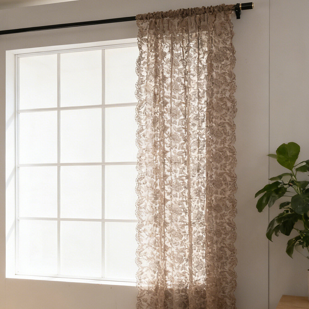 Кросс-бордерные французские ретро-шторы в скандинавском дворцовом стиле с кружевной вышивкой, светофильтрующие шторы для боковых окон, полупрозрачные шторы для дверей