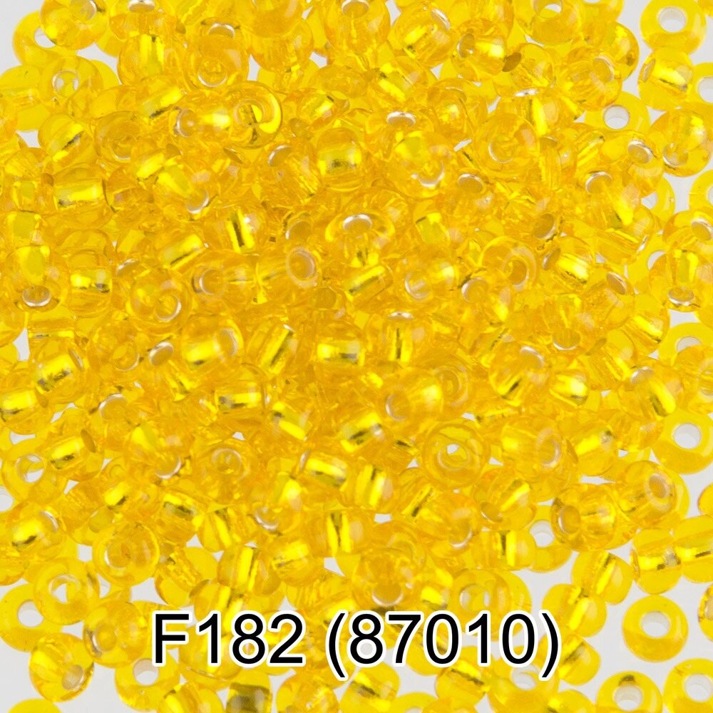 Круглый 6 10/0 2.3 мм 50 г 1-й сорт F182 желтый ( 87010 )