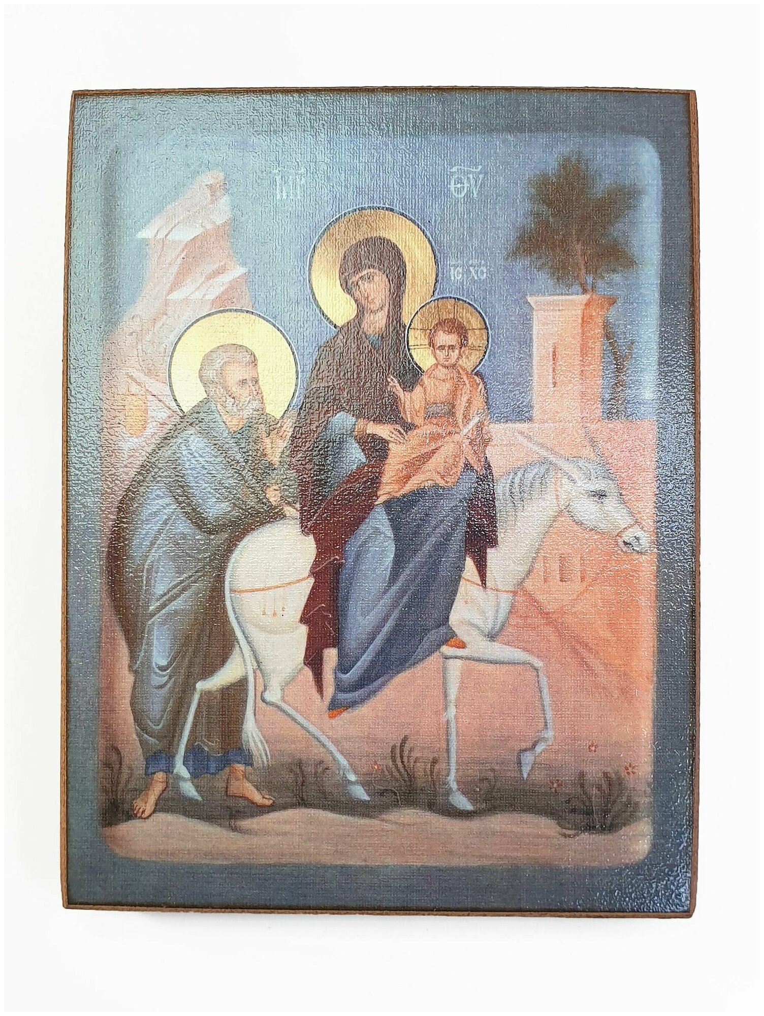 Икона "Бегство в Египет", размер - 10x13