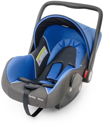 Автолюлька группа 0+ (до 13 кг) Мишутка HB801, blue/black dot — купить ...