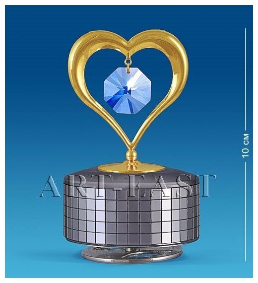 Фигурка музыкальная Сердце (Юнион) AR-3359 113-60821