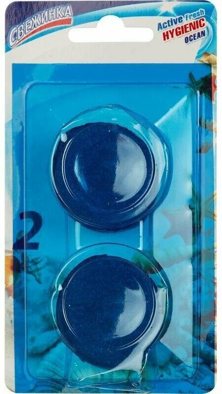 Свежинка Таблетки для унитаза Море, 40 г х 2 шт.