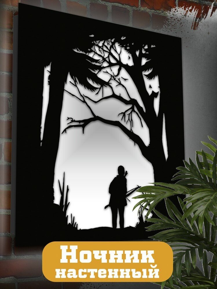 Настенный светильник панно игры the last of us - 1773