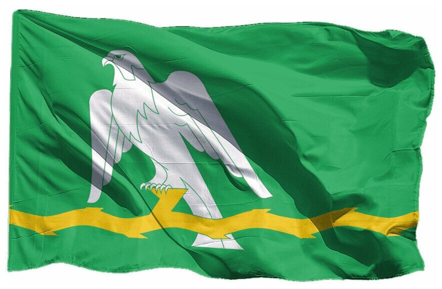 Флаг Красноуфимска на сетке 100х150 см для уличного флагштока