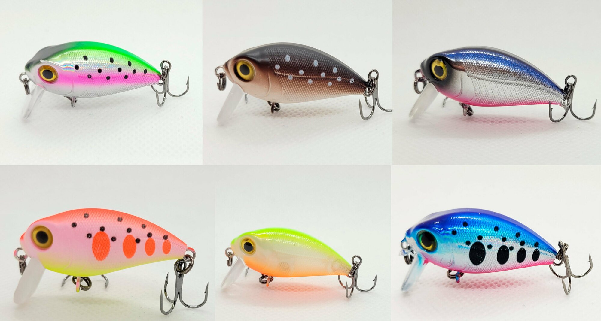 Комплект воблеров на форель/ комплект воблеров ня голавля/ комплект воблеров на окуня