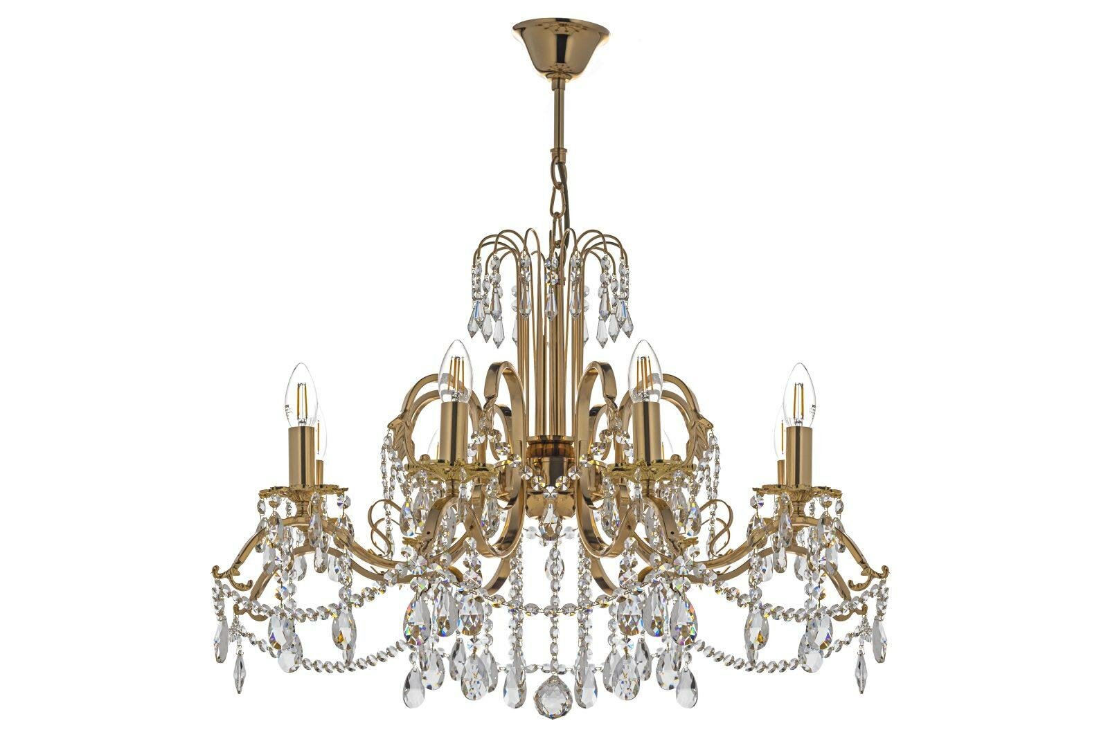 Хрустальная подвесная люстра Dio D'Arte Alessandria E 1.1.8.600 G