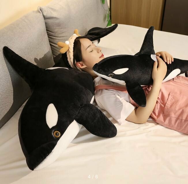 Мягкая игрушка-подушка Касатка, 130 см