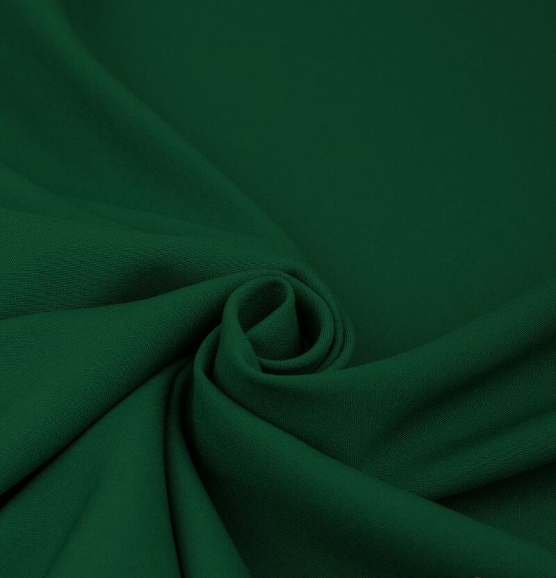 Ткань Габардин. Цвет темно-зеленый, плотность 160 гр./м2, 100% пэ. Готовый отрез 3*1,5м.