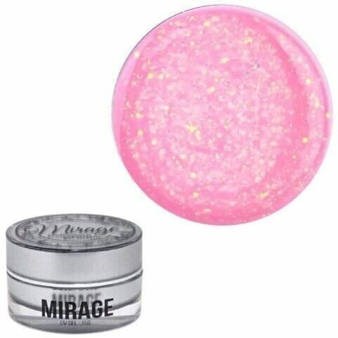 MIRAGE Гель с блестками для наращивания ногтей AURORA №12 15 гр