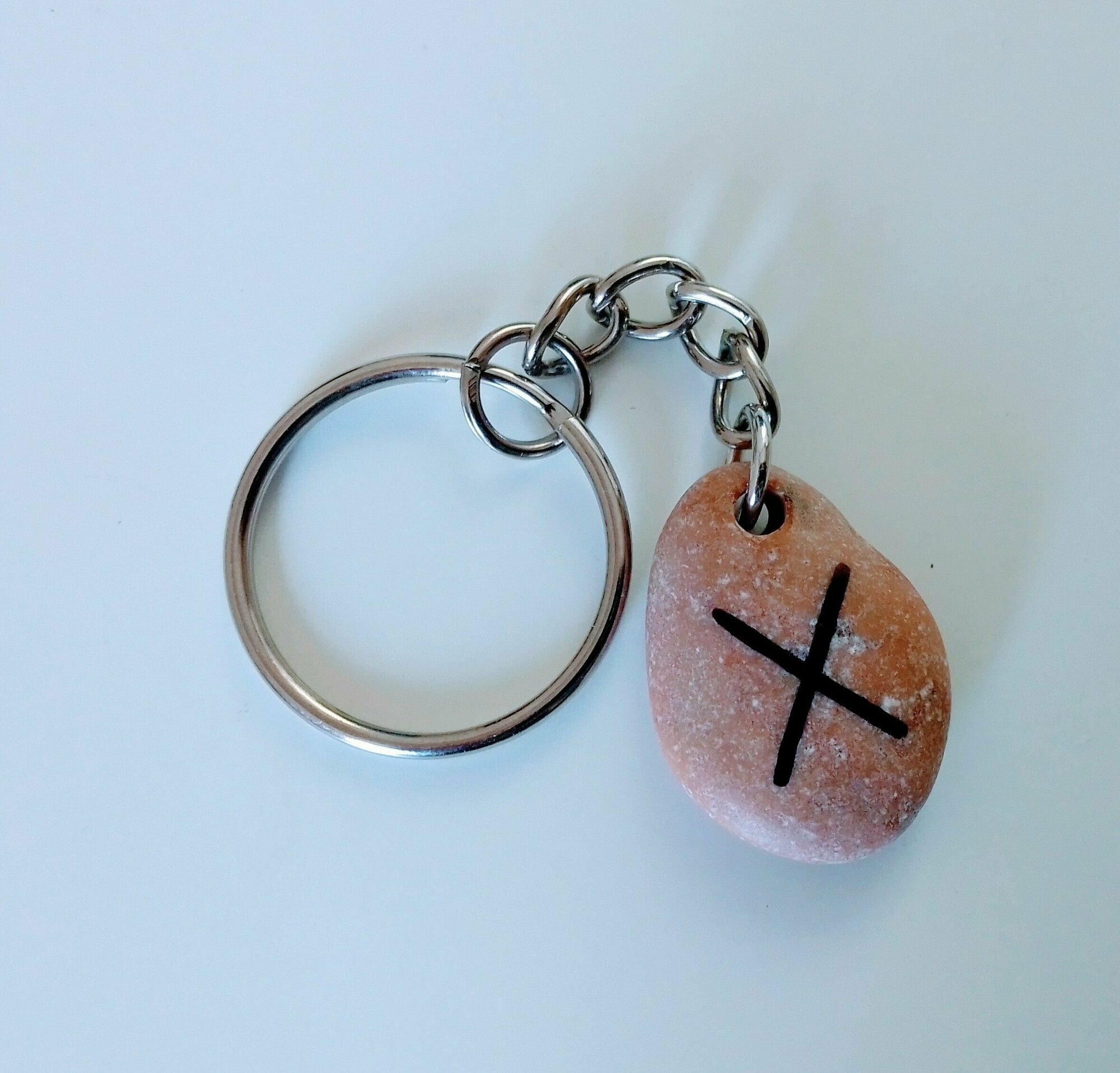 Гебо. Любовь. Вторая половинка. Старший Футарк. Скандинавские руны. Брелок.