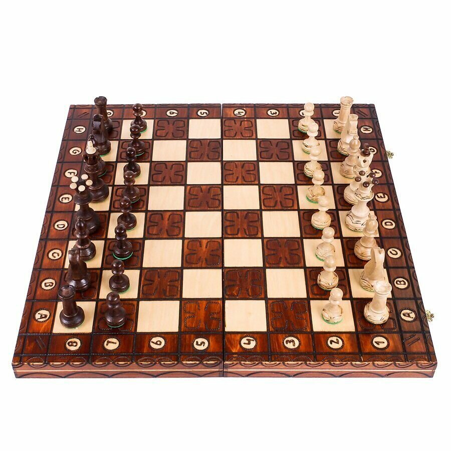 Шахматы "Джуниор" (дерево, 40,5х20х5 см)