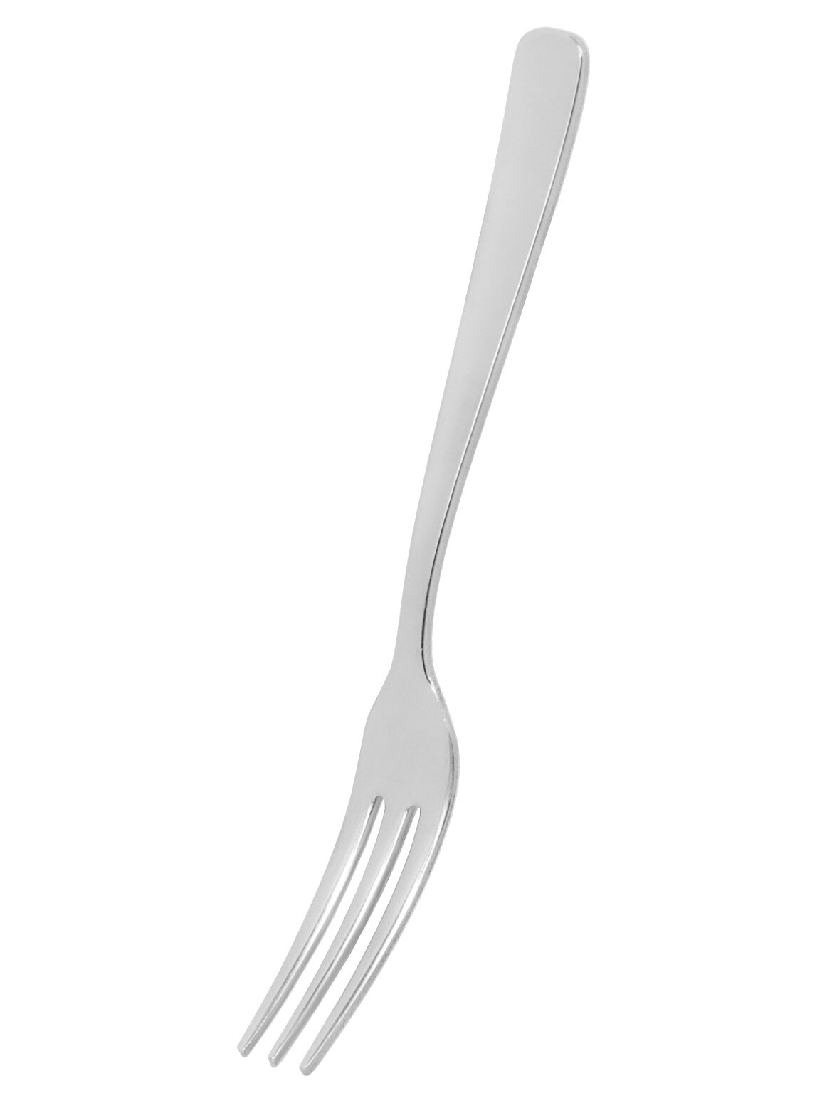 Вилка из нержавеющей стали для фруктов/закусок 12,9х1,6х0,1 см