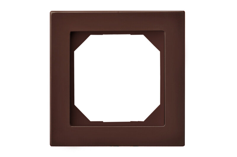 LIREGUS Рамка Одноместная Коричневая (Универсальный Монтаж) LIREGUS EPSILON