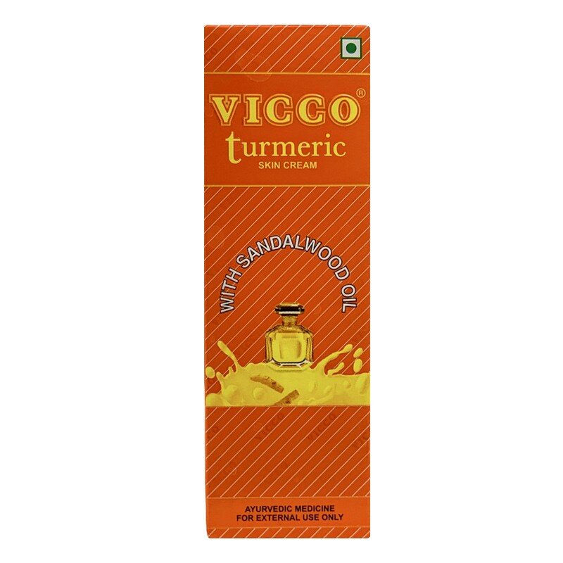 Викко Турмерик крем для лица марки Виколабс (Vicco Turmeric cream Vajradandi Viccolabs), 15 грамм