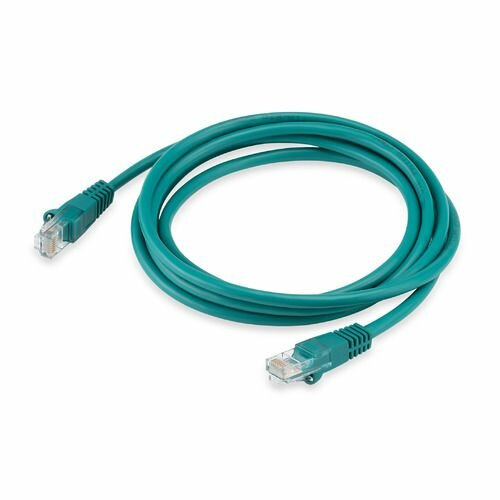 Патч-корд Buro UTP-5E-2M-GR литой (molded), UTP, кат.5E, 2м, 4 пары, 26AWG, алюминий омедненный, многожильный, зеленый