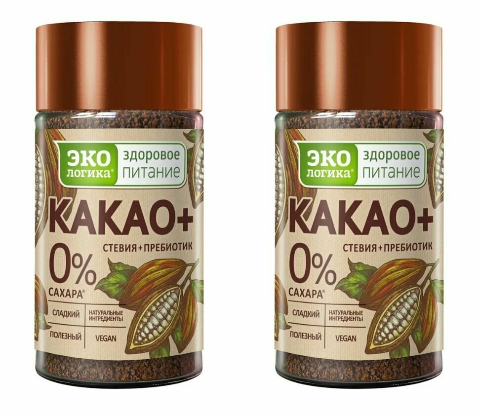 Экологика Какао, растворимый, 125 г