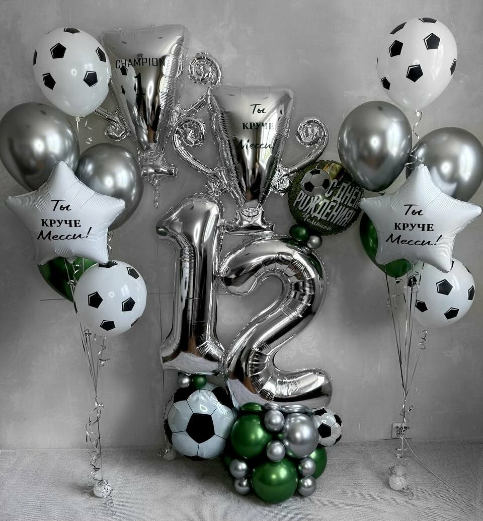 Украшение на день рождения в футбольной тематике