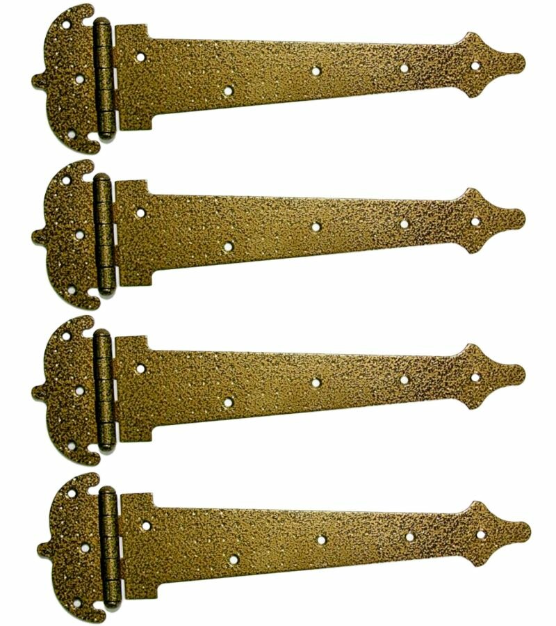 Петля-стрела фигурная ноэз декоративная ПС-250-SL старая бронза (комплект 4 штуки)