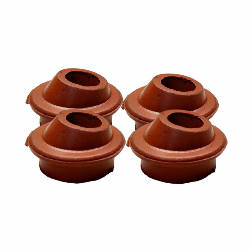 Колпачки маслоуплотнительные цилиндра мотоцикла Урал красные 4шт