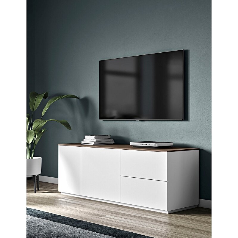 Комод МебельЛэнд24 Солт - 4 Орех Тьеполо 160x50x57 двухдверный с 2 ящиками